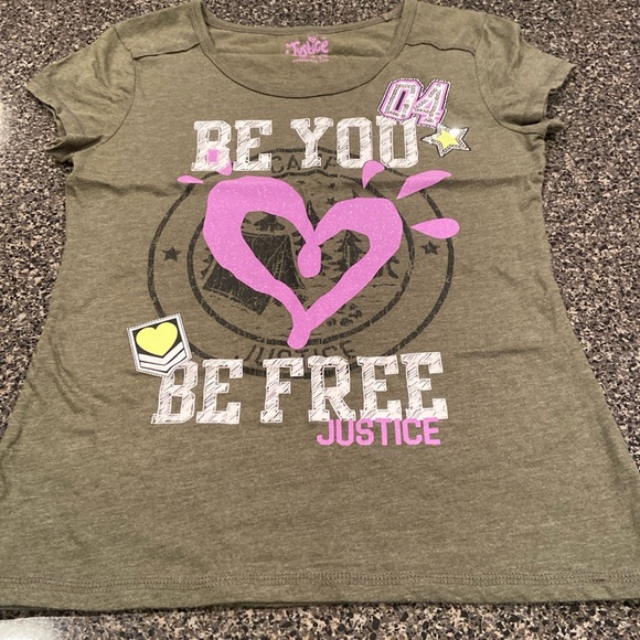 Justice | Shirts & Tops | Justice Be You Be Free Tee | Poshmark